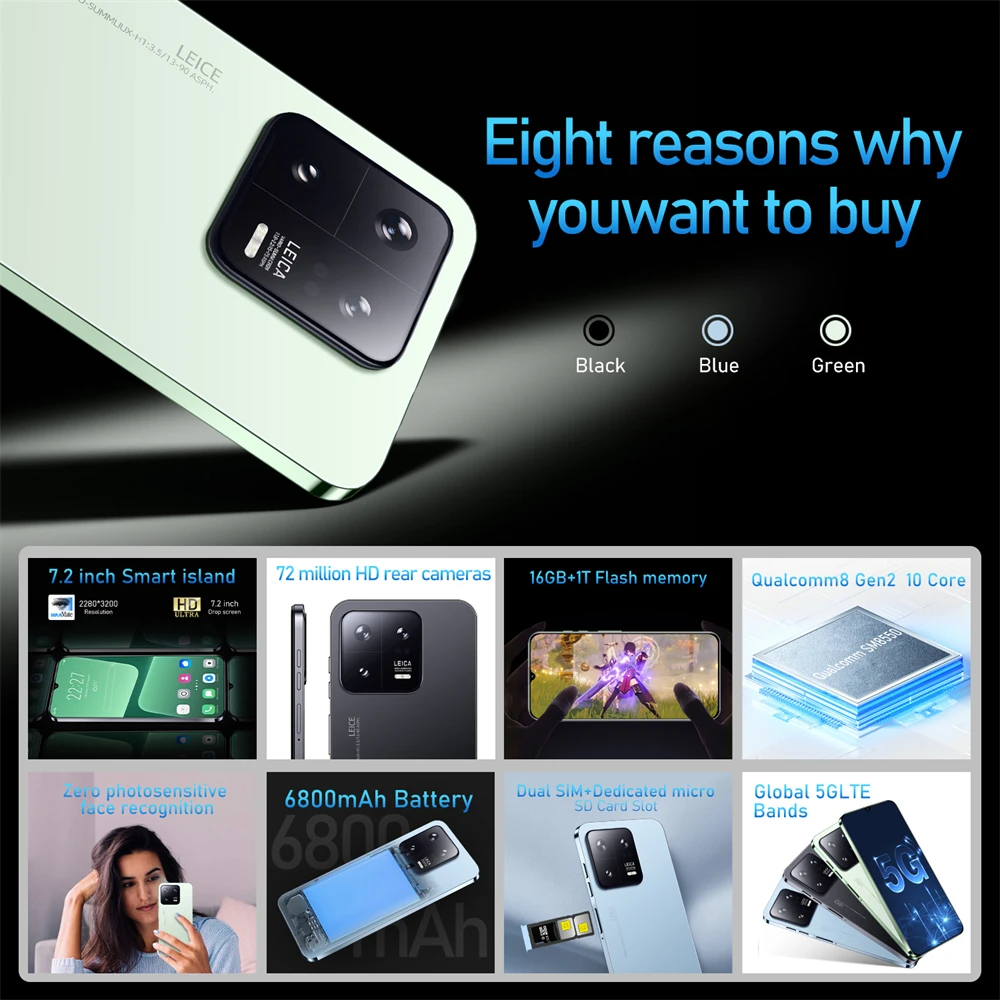 The 2023 Handset Maker Sells The Low-cost M13 Pro 24mp + 48mp 6.3 ...