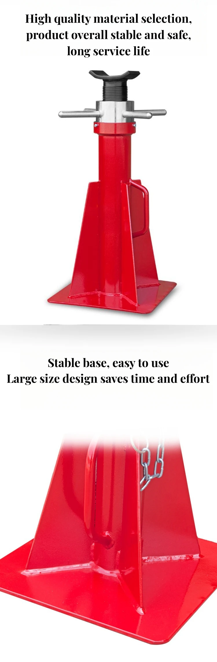 Maintenance and Lifting of Safety Brackets for Large Vehicles 60T Jack ...