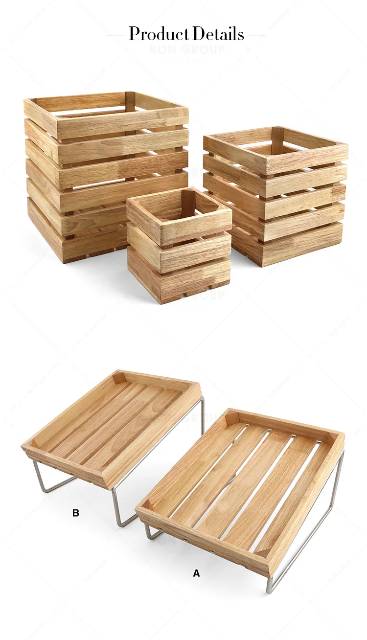 Hot Sale Wooden Buffet Elevations Risers Buffet Food Display Rack ...