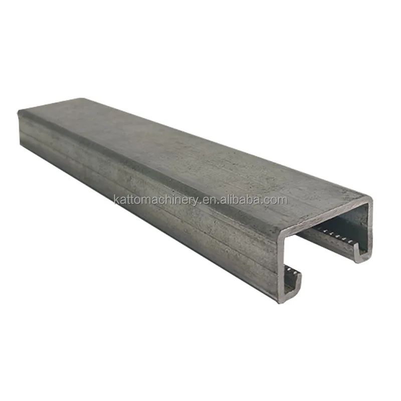 China Popular U Channel Shutter Door Guide Rail Roll Forming Machine ...