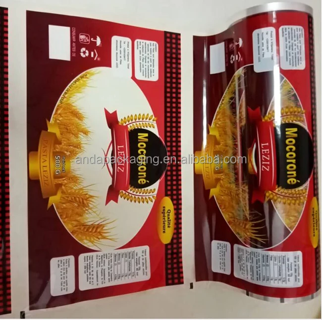 Pasta Plastic Packaging Film - Moisture Proof & Customizable