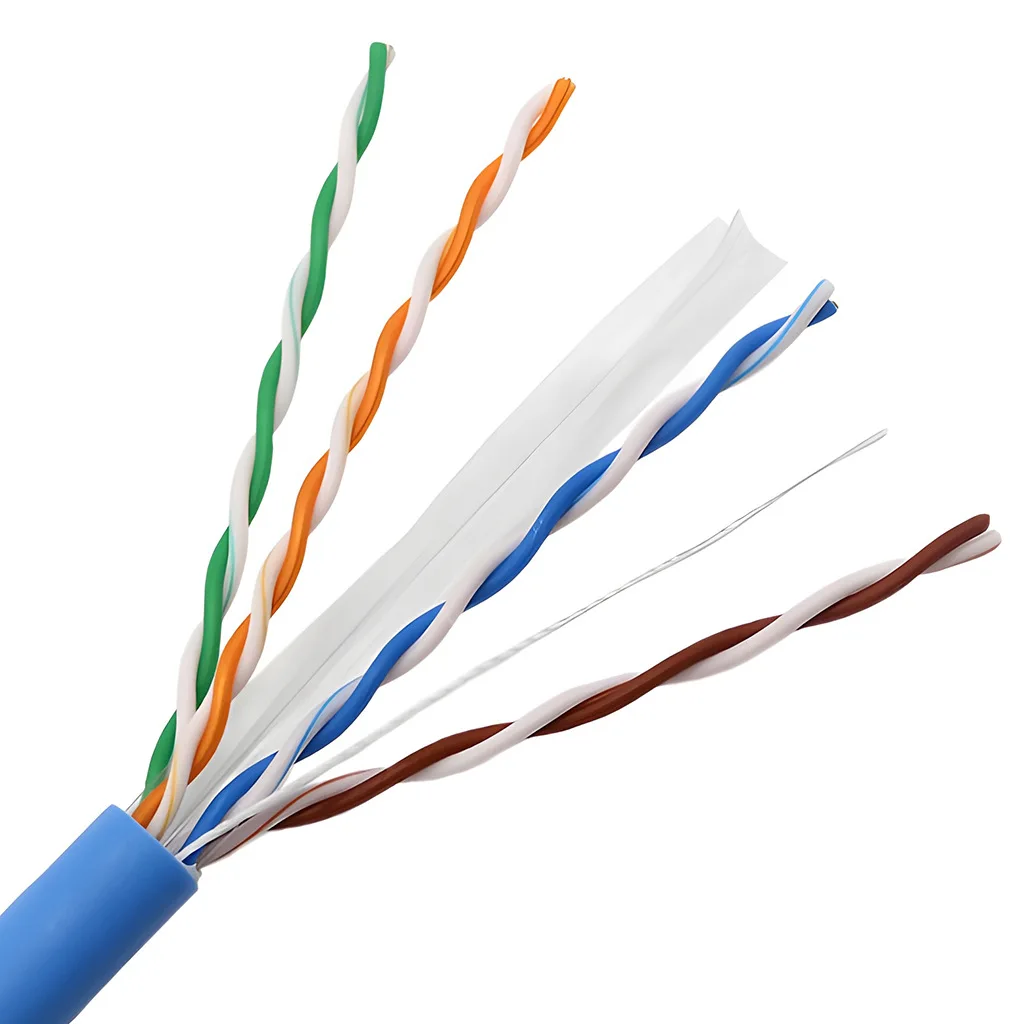 Fire-resistant and Flame-retardant Cat6 Plenum 1000ft Copper Cat6 305 m ...