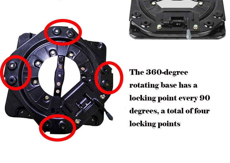 Universal Swivel Seat Base - 360 Degree Rotating Plate