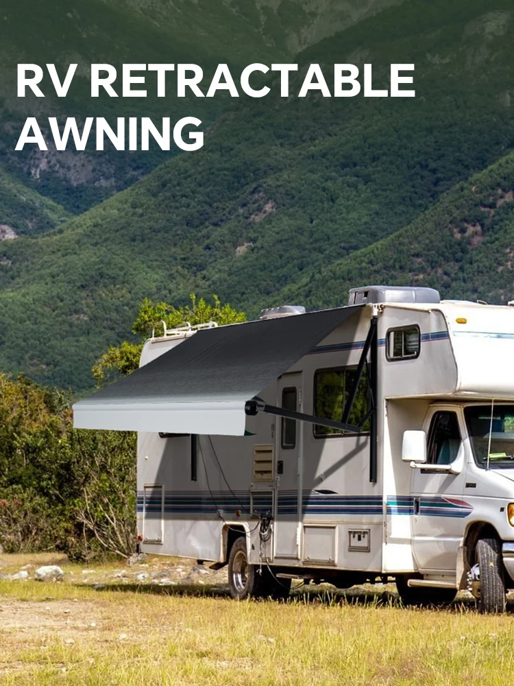 HOMFUL Electric RV Awning - Smart Control Panel for Motorhomes