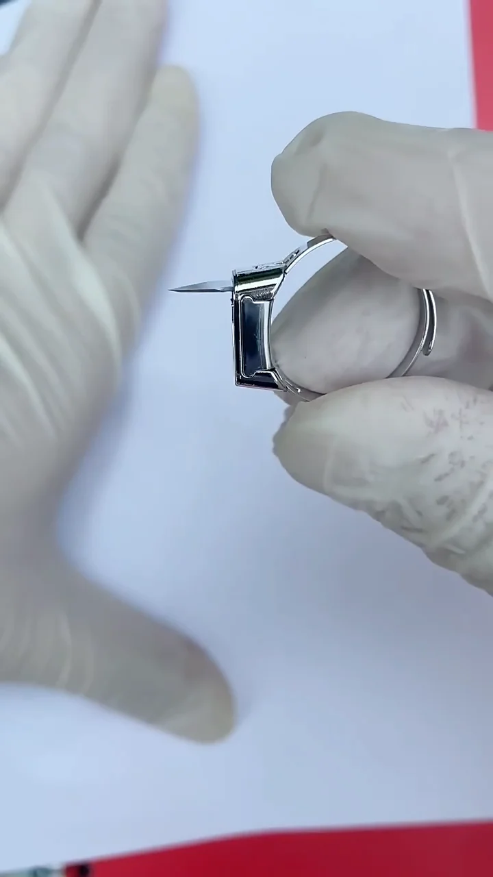 Stainless Steel Ring Men's And Women's Titanium Steel Concealed ...