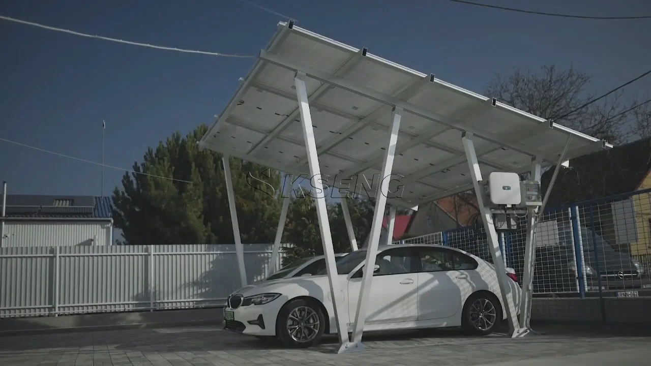 Kseng 10kw Light Weight Aluminium Pv Roof Carport Racking Structure ...