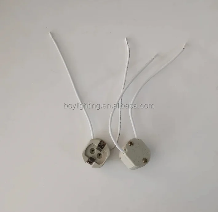 High Temperature Led G12 Lamp Sockets with 25cm Cable G12 Ceramic Lamp ...