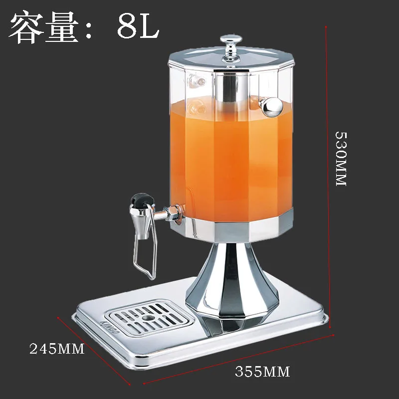 Commercial Buffet Stainless Steel Juice Vessel Single Head Lemon Toner ...