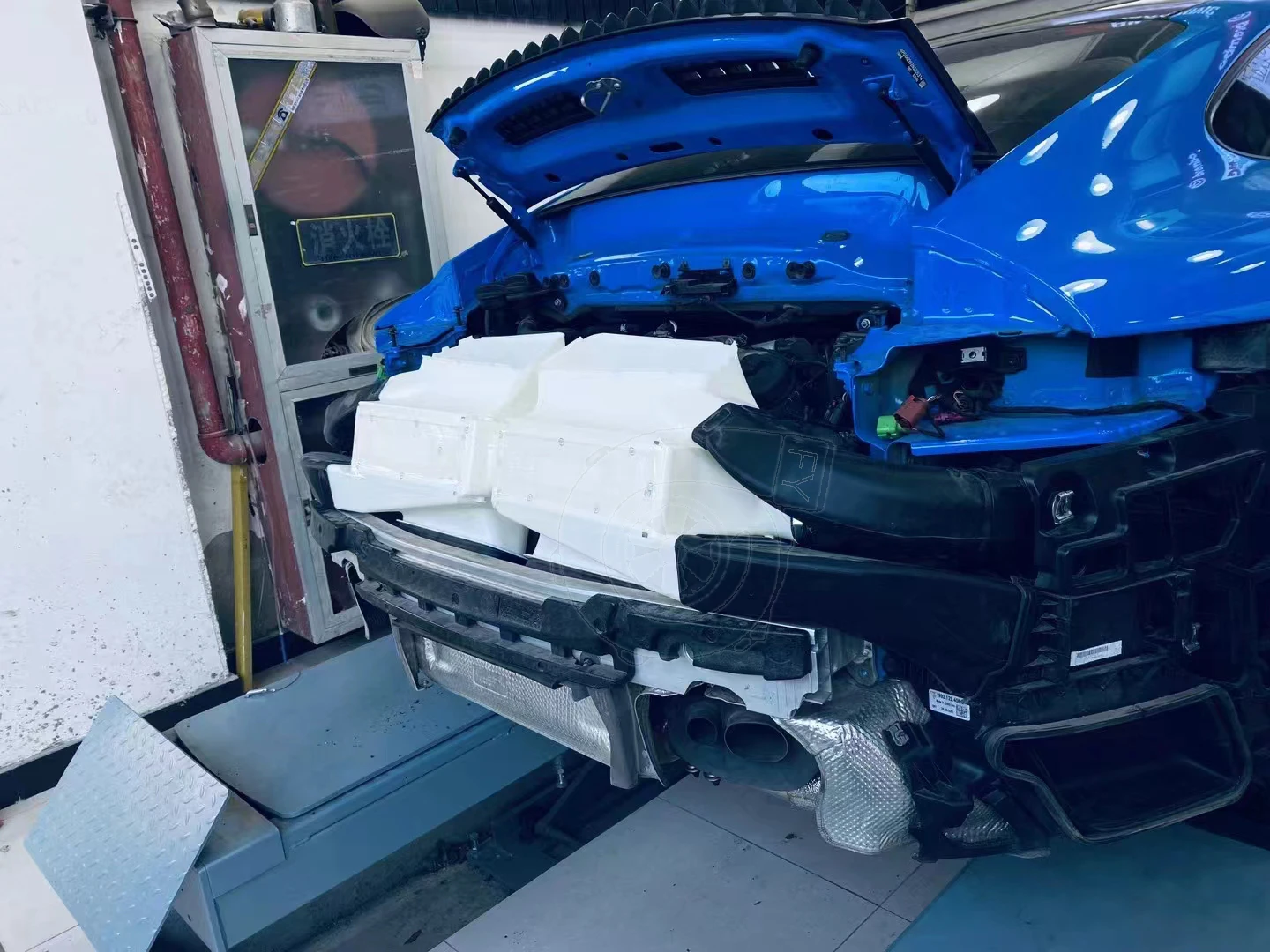 CNC Machined Billet End Tanks Intercooler for 992 Turbo