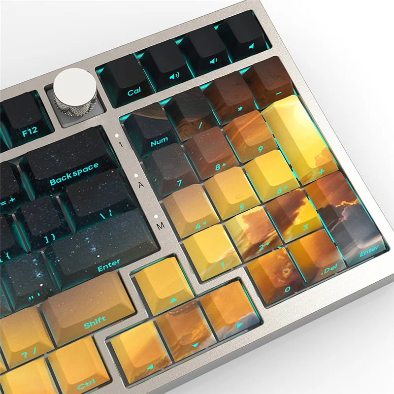 Dawn/deep Sea/interstellar/purple Fantasy Keycaps for 108 Mechanical ...