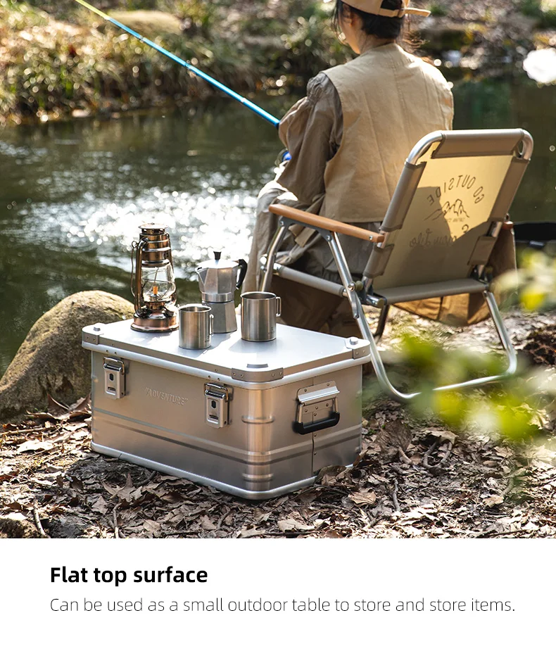 Shimoyama Outdoor Camping Storage Box Aluminum Alloy Hunting Gear And ...