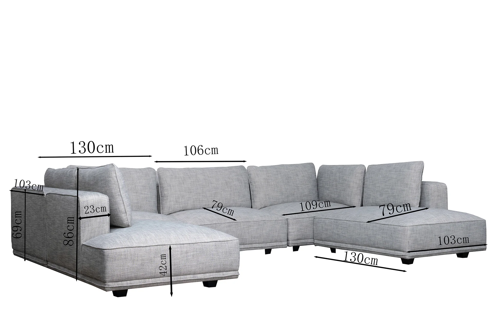 Premium Cloud Sofa Modular Sectional Couch Sofa Set High Quality High ...