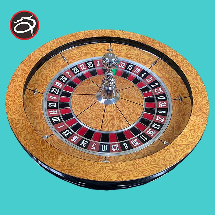 QINLONG 32-Inch Luxury High Quality Solid Wood Manual Roulette Wheel ...