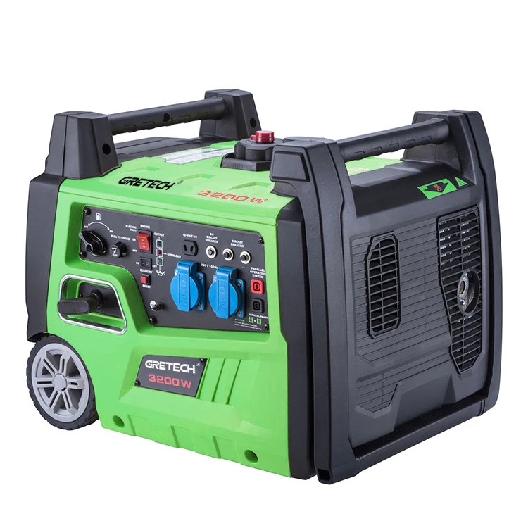 New Portable Home Use Electric 3.2kw Silent Gasoline Inverter Generator ...