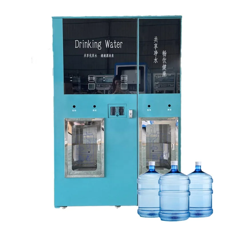 Water Bottle Vending Machine Pure Fresh 800GPD Water Vending Machine ...