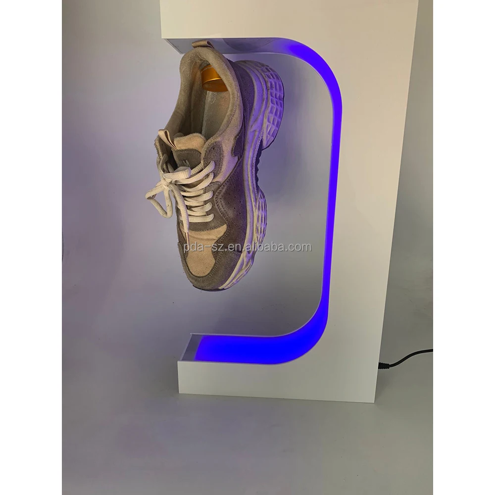 Rotating Magnetic Levitate Floating Display Rack Led Levitation Shoes ...