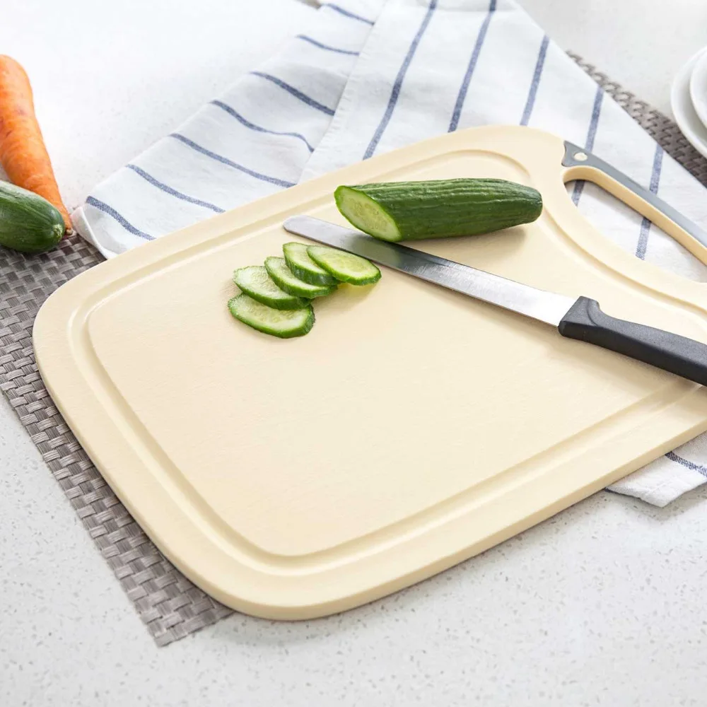 Kitchen Pp Cutting Board Thicken Chopping Board Wooden Like Cutting Mat ...