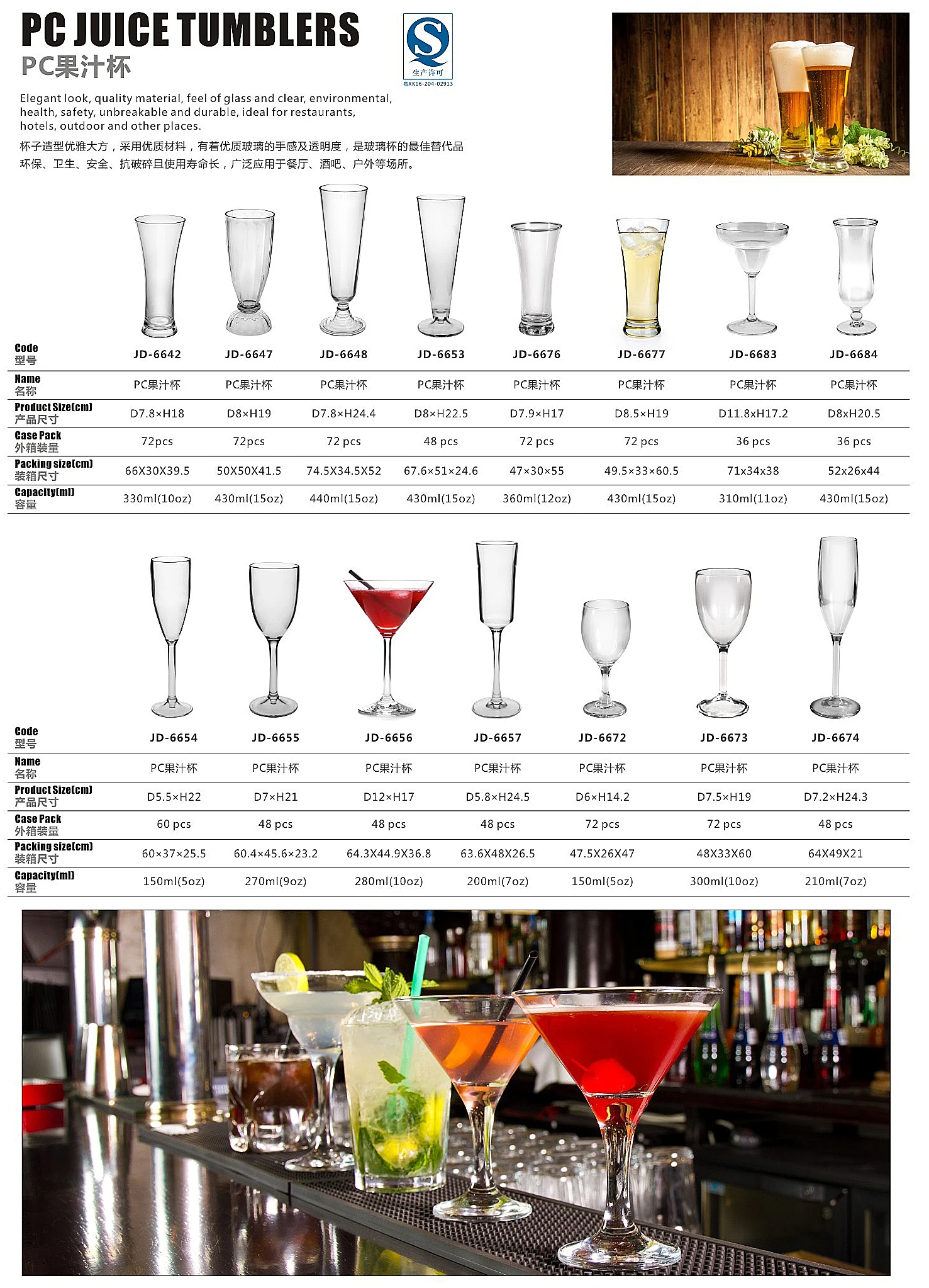 Names Of Different Types Of Drinking Glasses
