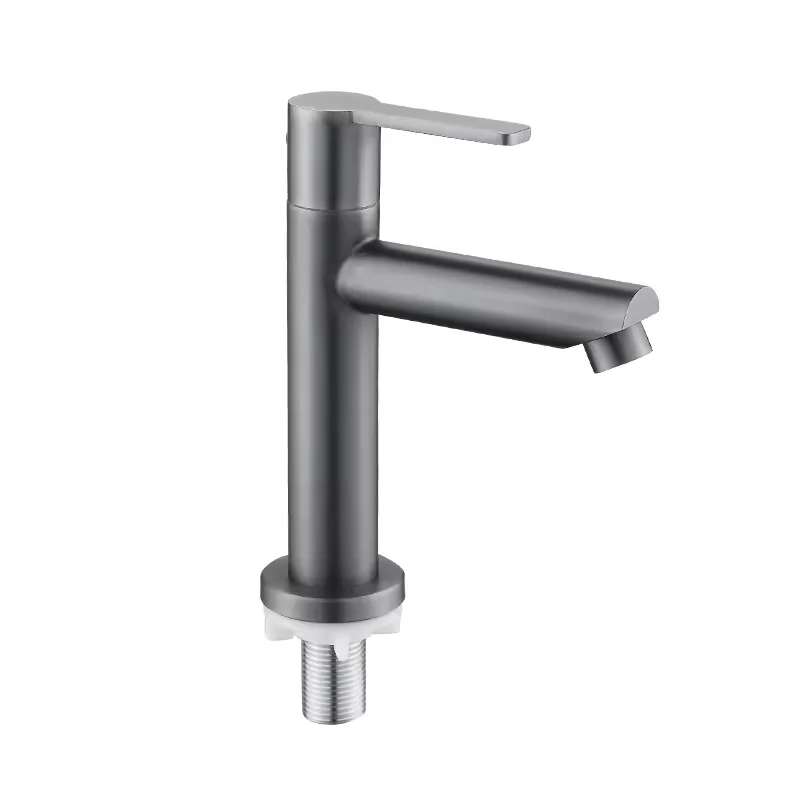 Stainless steel single cooling basin faucet Face wash basin toilet ...