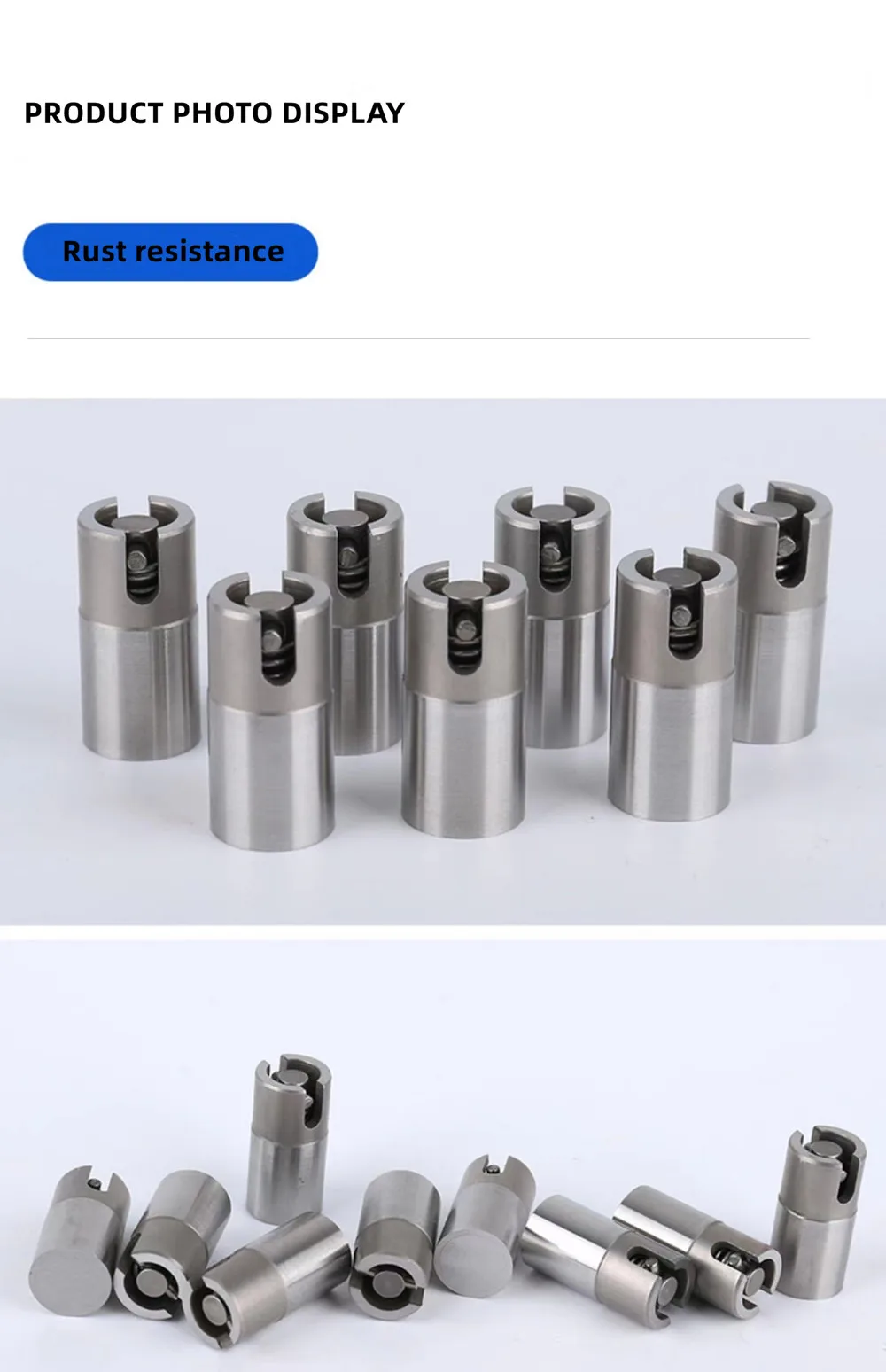 Air Poppet Valve Injection Mould Ejector Pins Plastic Stainless Steel ...