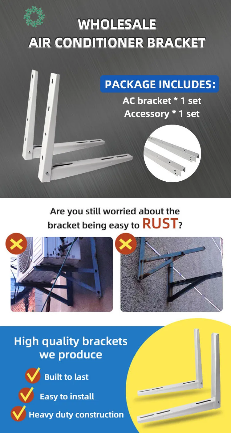 Air Conditioner Bracket Outdoor Unit Air Conditioner Stand Brackets ...