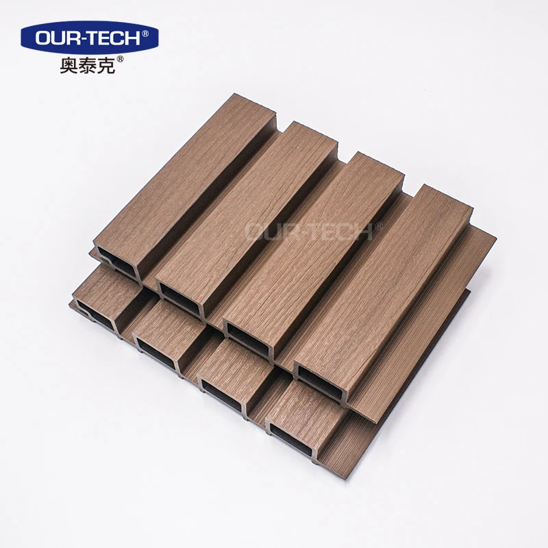 External Waterproof And Sun Proof Wall Panels Wpc 3d Fluted Wall ...