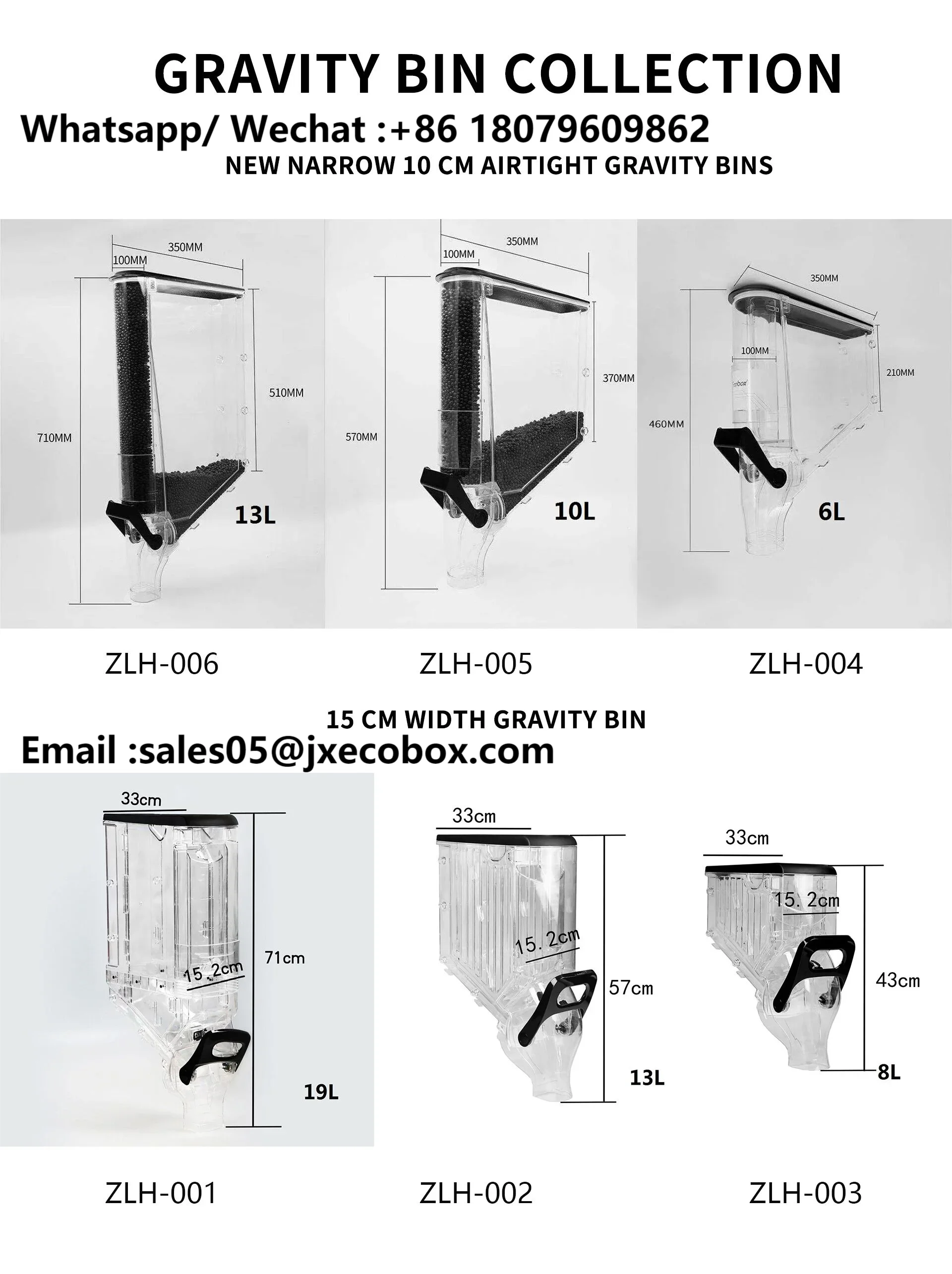 Ecobox Bulk Food Dispenser Nuts A Granel Coffee Bean Cereal Dispenser ...