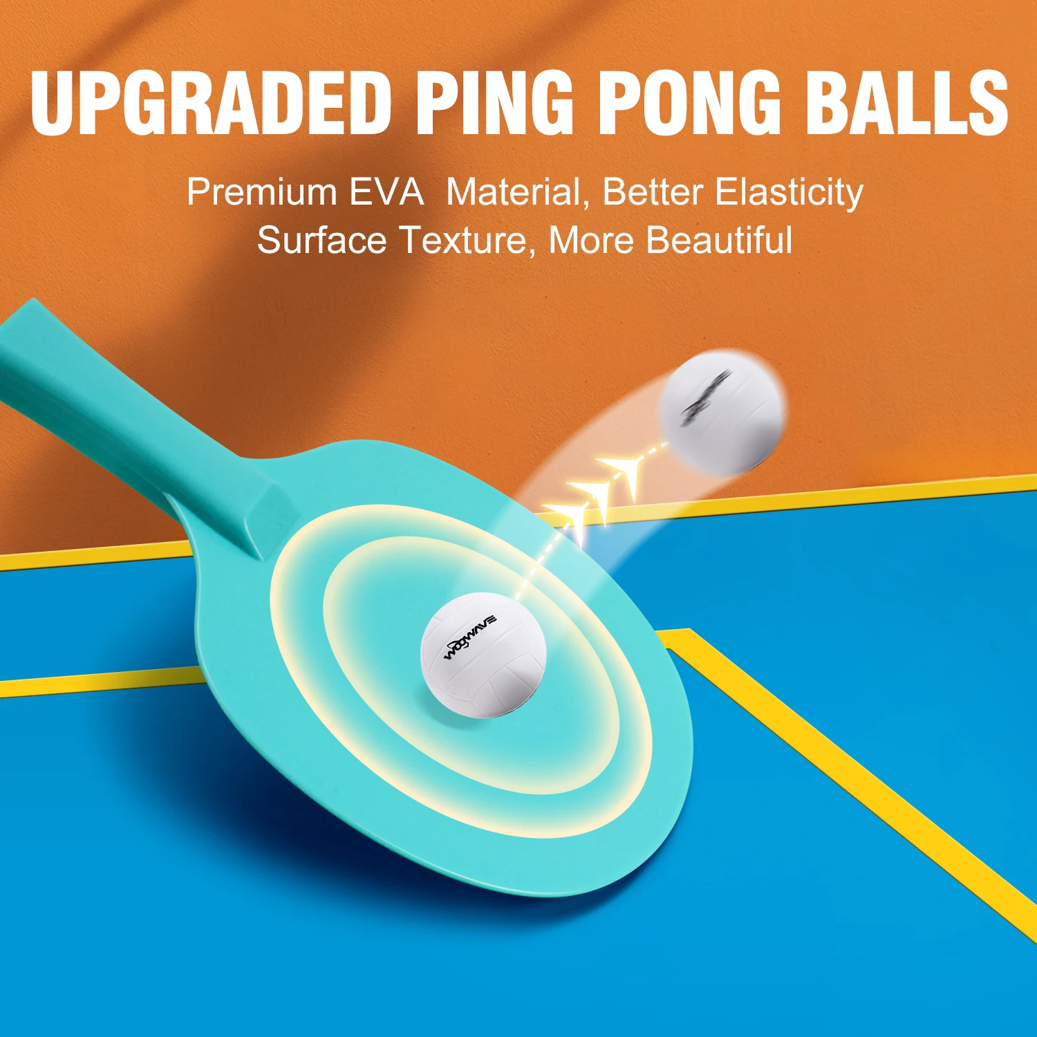 WOOWAVE Pool Party EVA Foam Table Tennis - Fun & Foldable