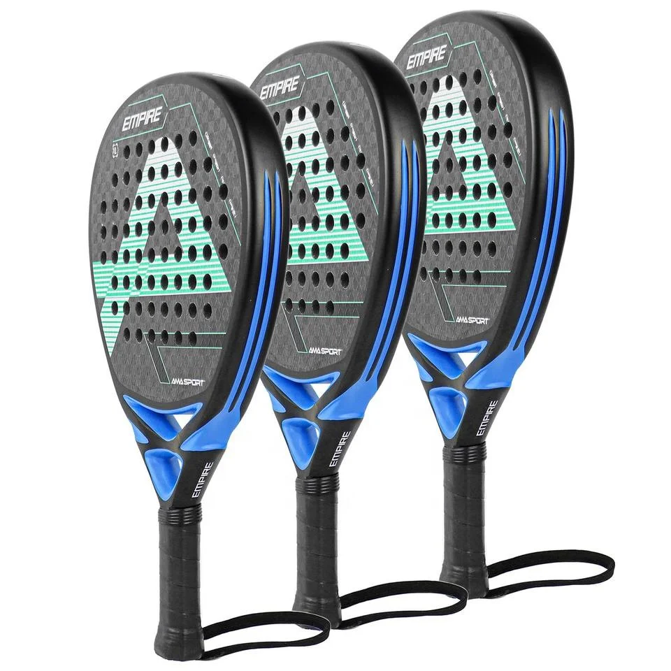 Tennis Paddle Racket Padel Carbon Fiber Surface With Eva Memory Flex ...