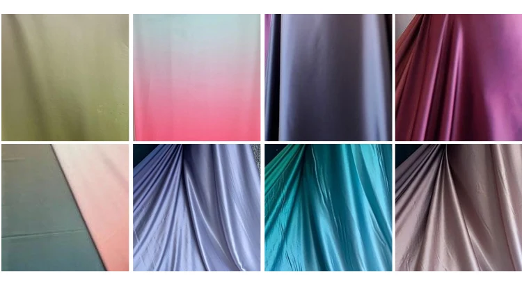 Wholesale Stretch Satin Fabric Spandex Polyester Elastane Fabric Woven ...