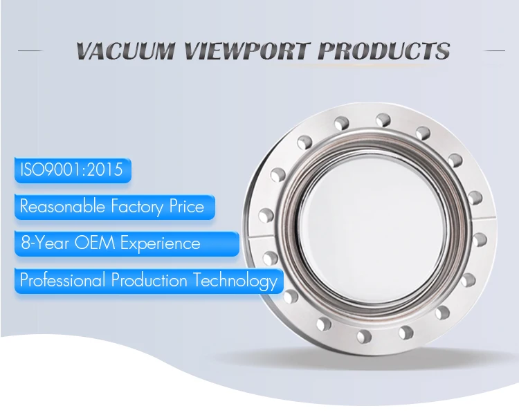 CF Viewport - Borosilicate Glass Stainless Steel 304
