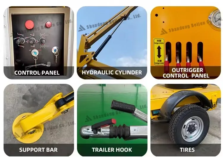 8-20m Folding Articulating Trailer Lift Platform - Telescopic Lift