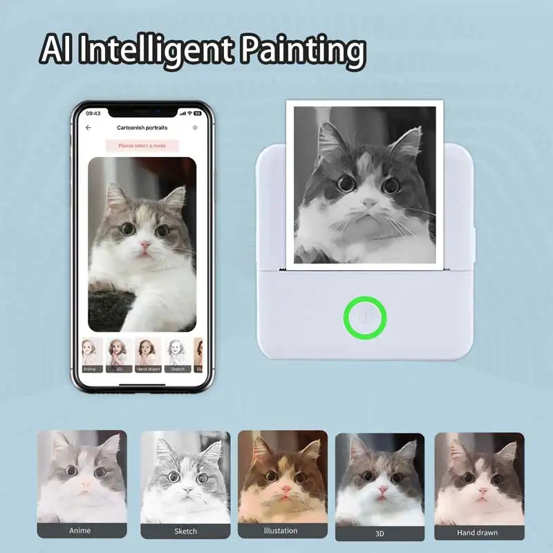 Mobile Photo Printer Original Portable Printers Impresora Smart Mini ...