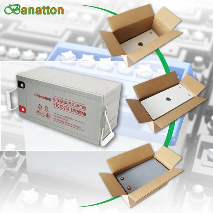 Banatton Custom-made Gel Energia Solar Battery 12v 200ah Lead Acid ...