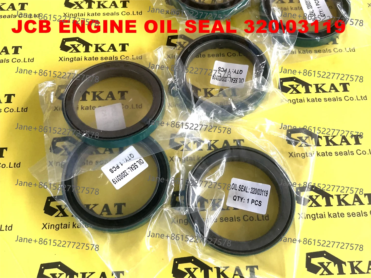 Jcb Xtkat前曲轴油封320/03119 32003119 - Buy 前曲轴油封jcb Part No. 320/03119 ...