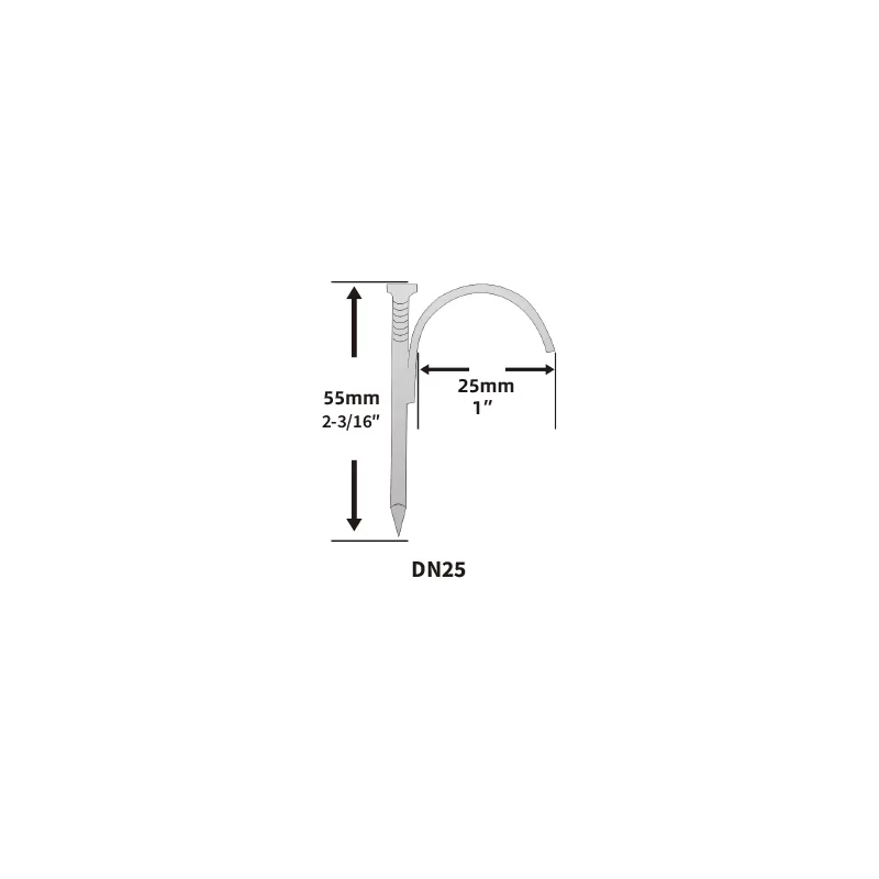 Alibaba.com: Steel 15mm 20mm 25mm zinc PPR pipe hook nail for water ...