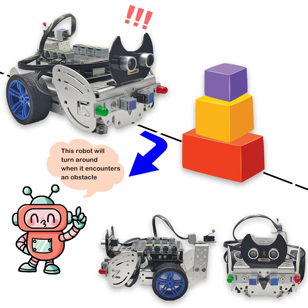 Steam Educational Programming Robot Kit Car Robot Intelligent Robotic Kits For Education Buy 