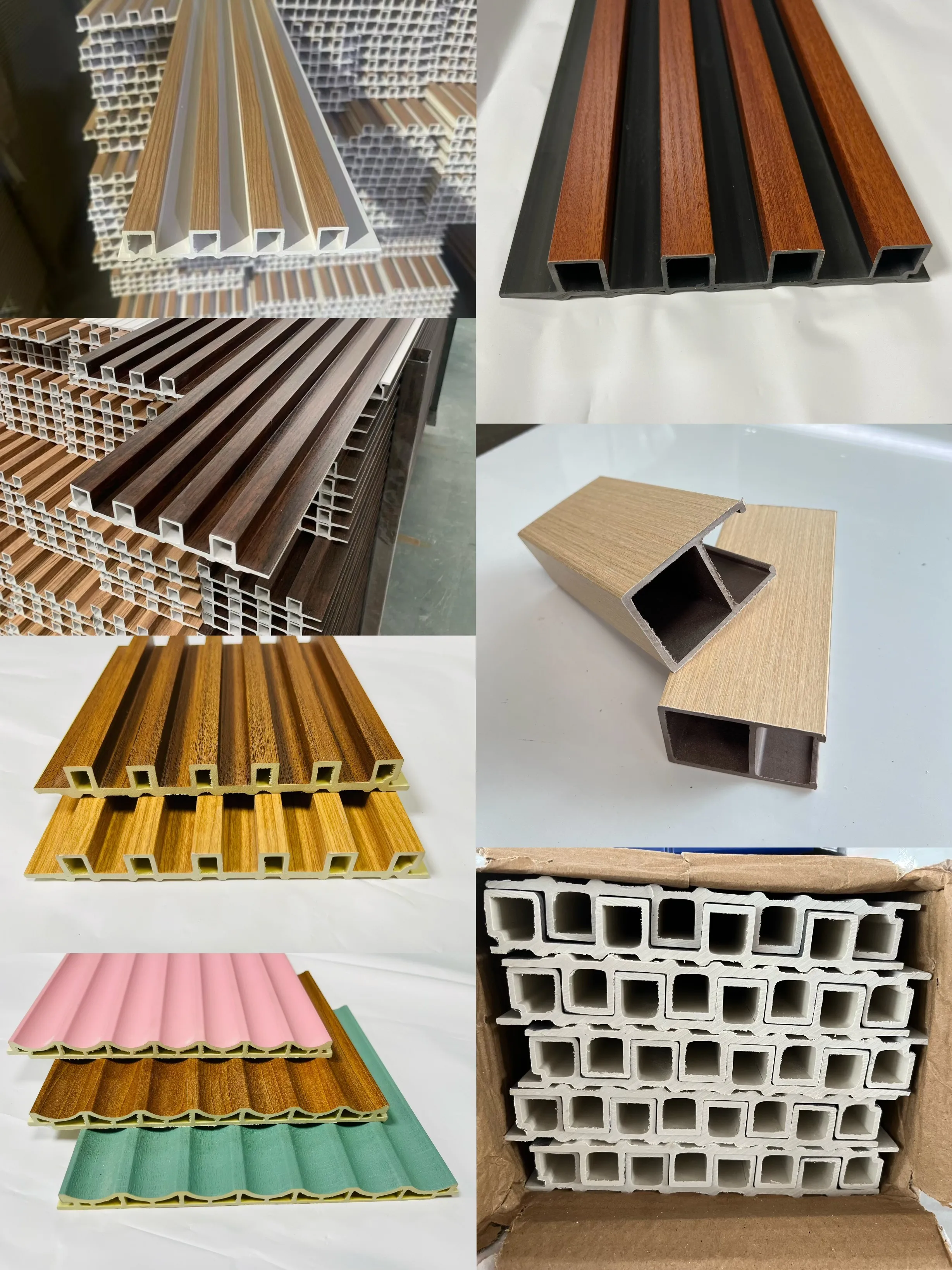 WPC PVC Modern Waterproof Fireproof Decorative Wall Panel for Household ...