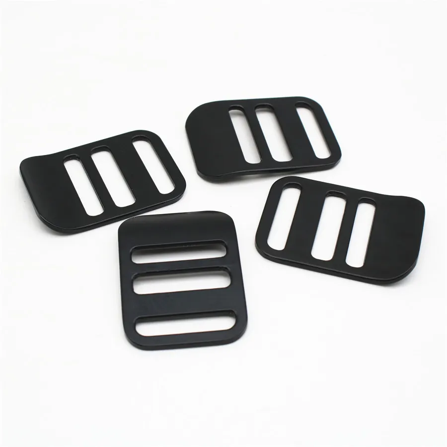 25mm Matte Black Metal Ladder Lock Buckle Slider Adjustable Buckles for ...
