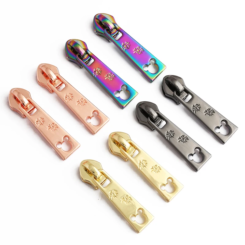 Personalise Bag Garment Metal Zipper Puller Slider Brand Logo Custom ...