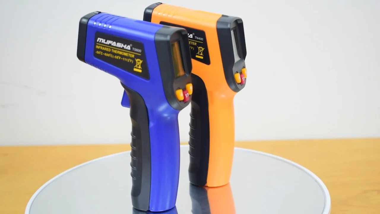 Mufasha Industrial Infrared Thermometer -50-600c Gun Pyrometer Lcd ...