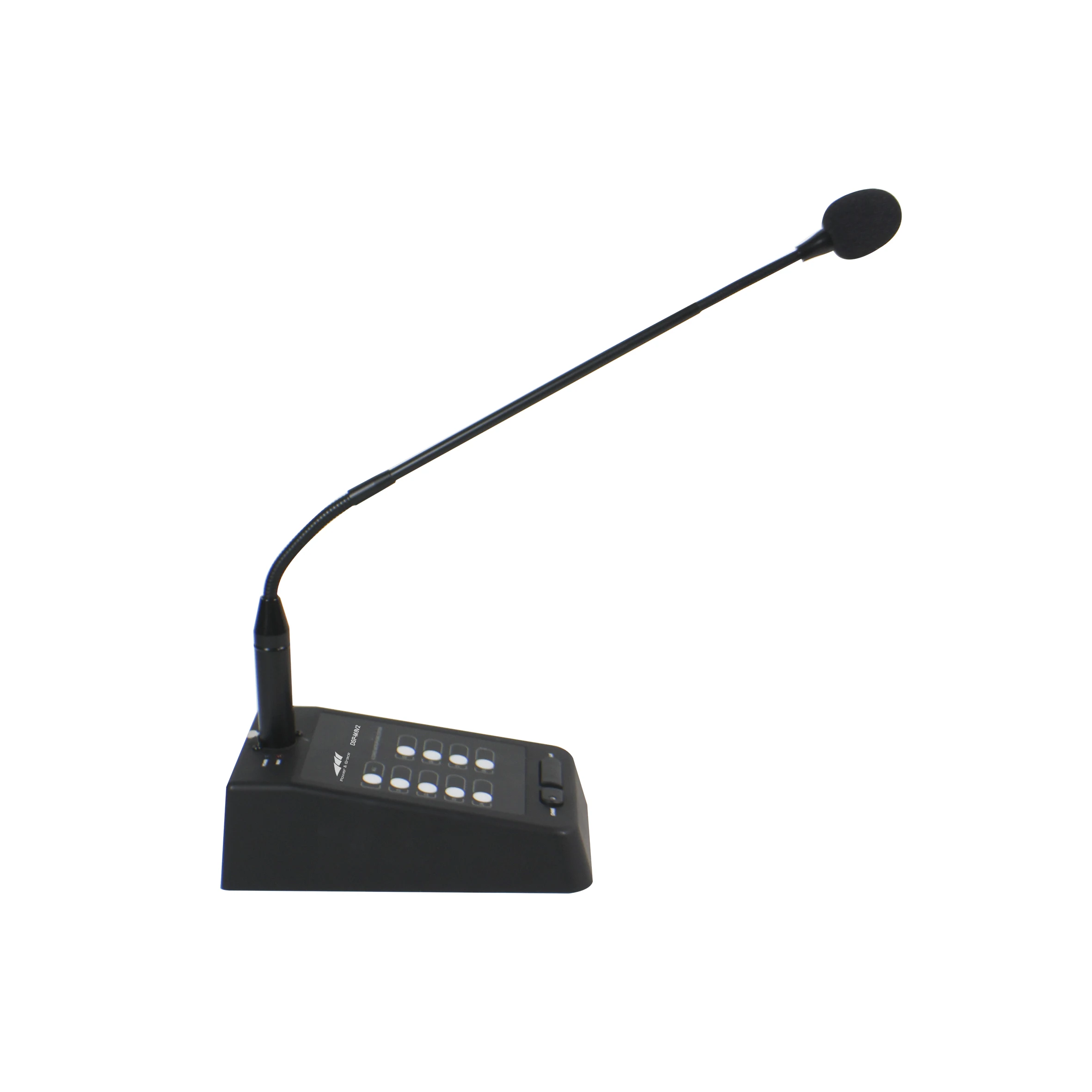 8-Zone Paging Microphone Station with Zone Selector Switches Talk ...