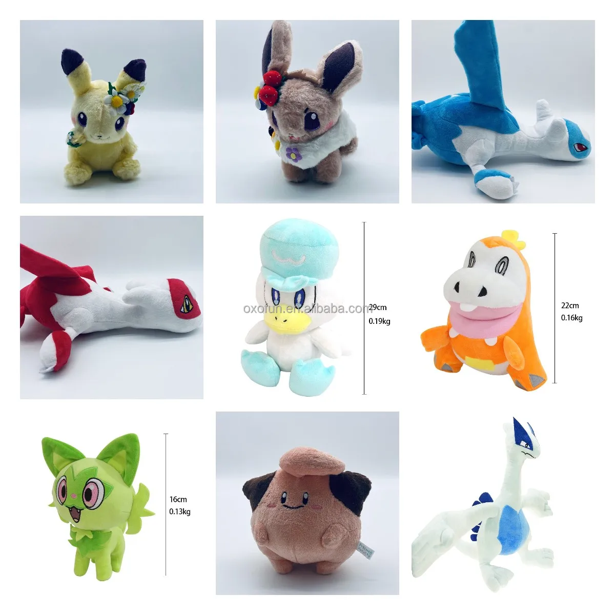 56 Style Poekmoned Plush Collection Toys Stuffed Animals Plush Pokemon ...