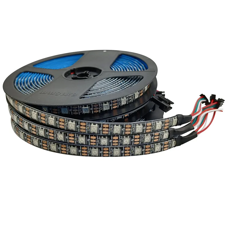 Waterproof Ip65 Rgb Addressable 5meter Roll Ws2812b Led Strip Light ...