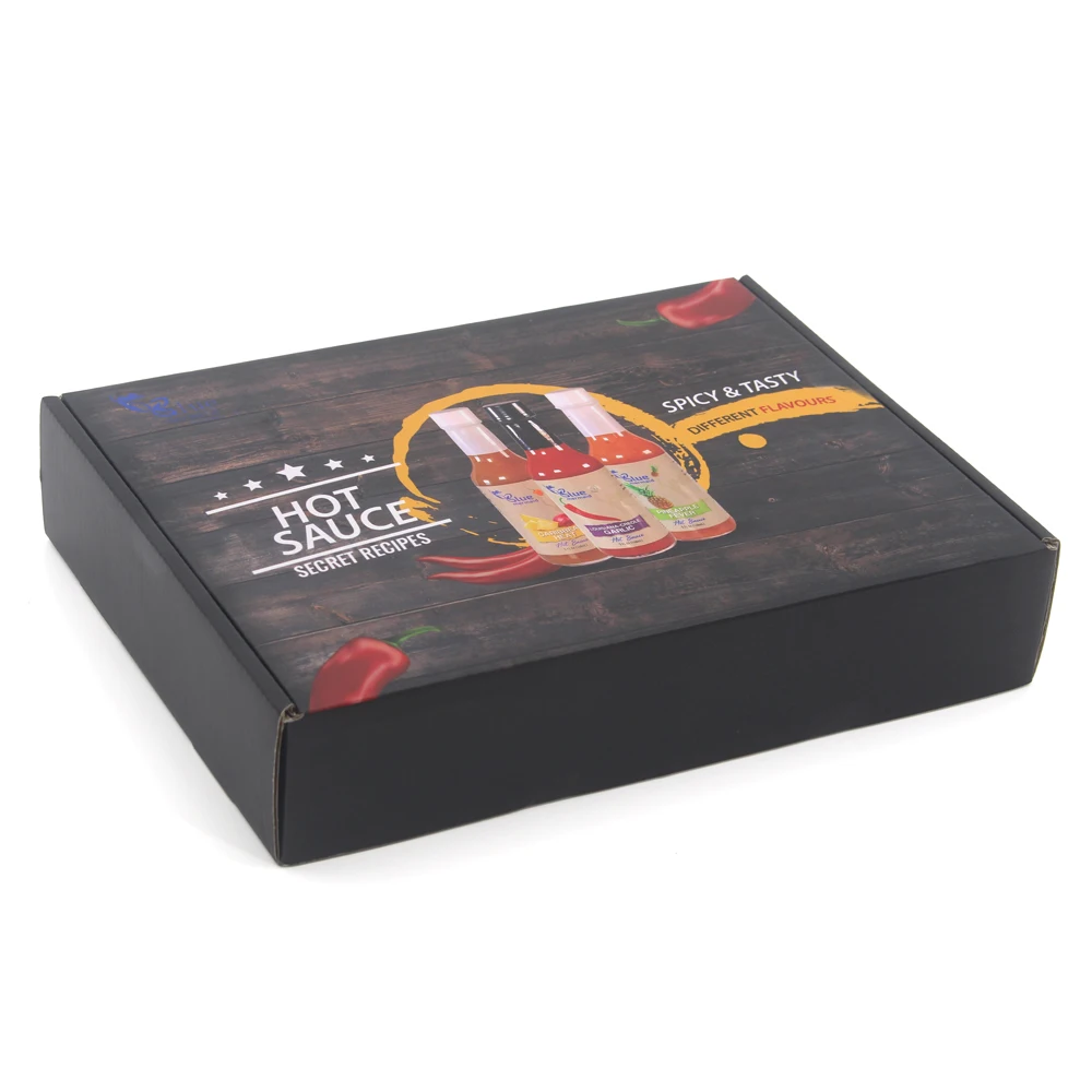 Custom Hot Sauce Packaging Box - Wholesale for Glass Bottle Shipping ...