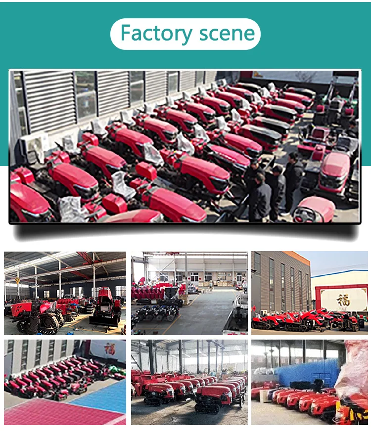 25hp and 35hp Crawler Tractors with Rotary Tiller - Hot Sale