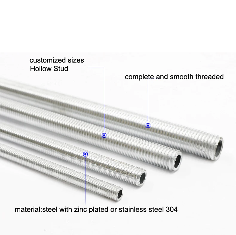 Factory Wholesale Customized Hollow Lead Screw with Stainless Steel 304 ...