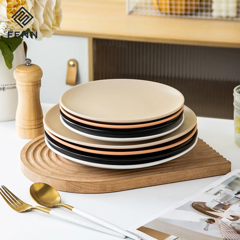 European Style Multi-colorful Glaze Round Shape Customized Ceramic ...