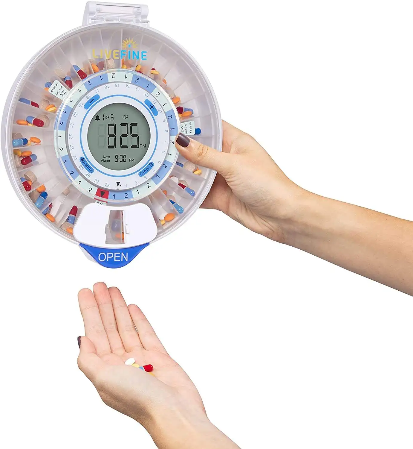 Smart Pill Dispenser - Reliable Medicine Storage & Reminders