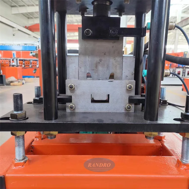 High Performance U Channel U Purlin Roll Forming Machine For Metal ...